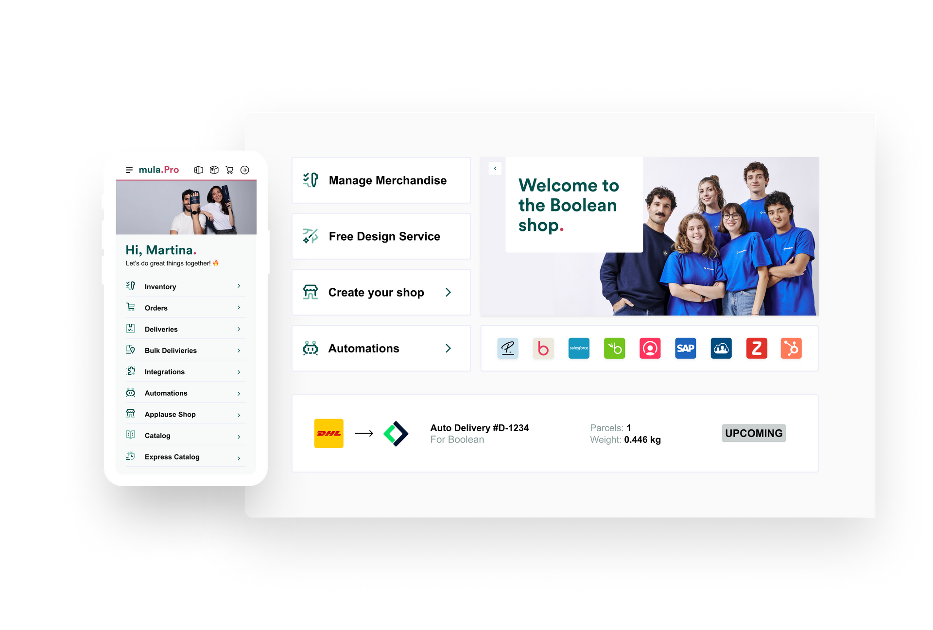 What makes mula's all-in-one merchandise solution different | mula.