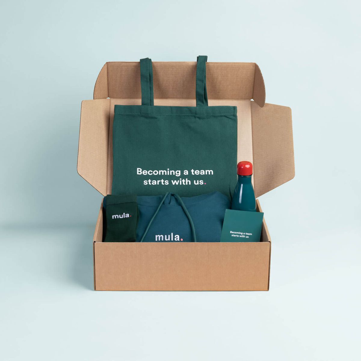 Employee pre- and onboarding boxes | mula.